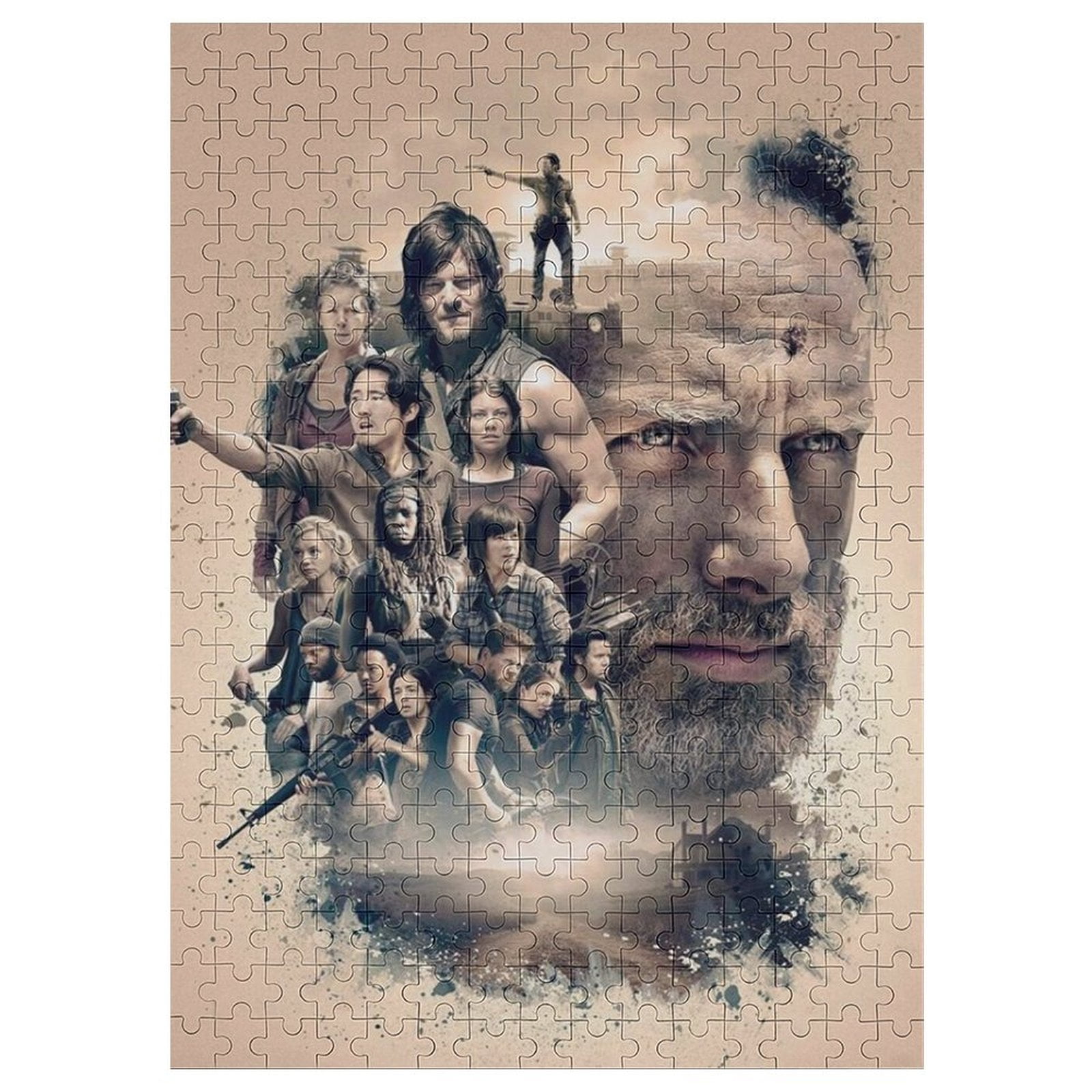 Walking Dead Picture Puzzle 300 PCS Wooden Puzzle Artwork Jigsaw ...