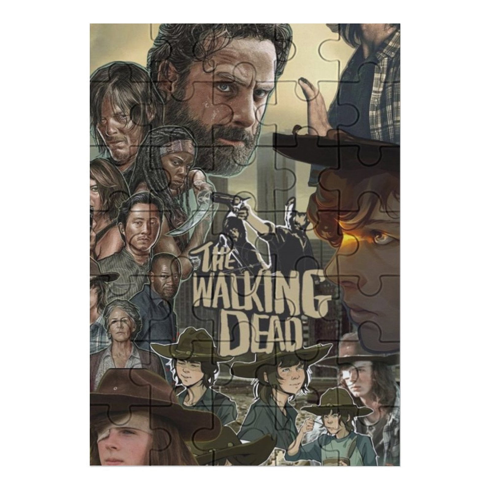 Walking Dead Picture Puzzle 35 PCS Wooden Puzzle Artwork Jigsaw Puzzles ...