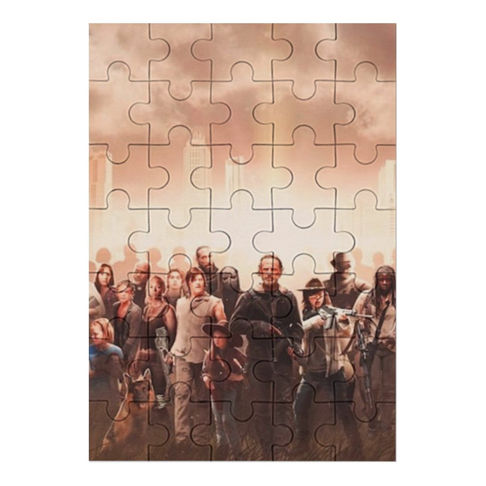 Walking Dead Picture Puzzle 35 PCS Wooden Puzzle Artwork Jigsaw Puzzles ...