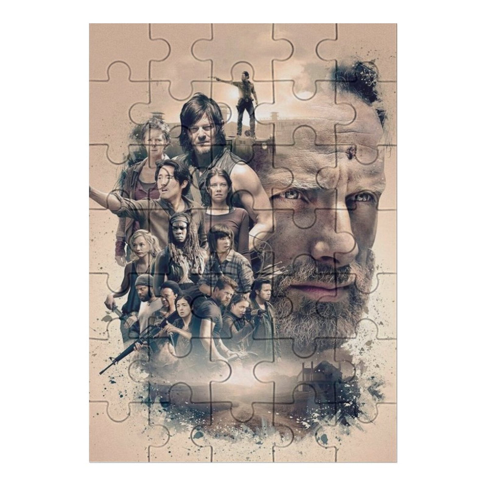 Walking Dead Picture Puzzle 35 PCS Wooden Puzzle Artwork Jigsaw Puzzles ...