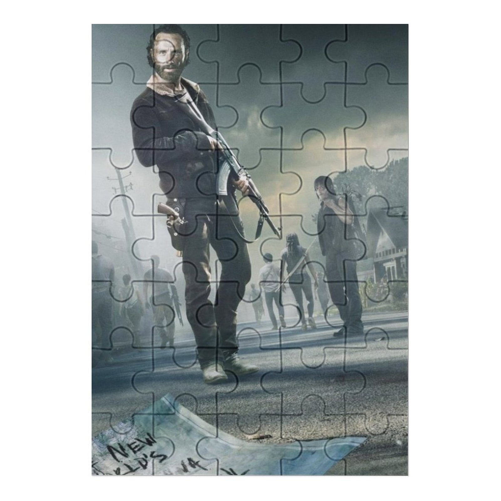 Walking Dead Picture Puzzle 35 PCS Wooden Puzzle Artwork Jigsaw Puzzles ...