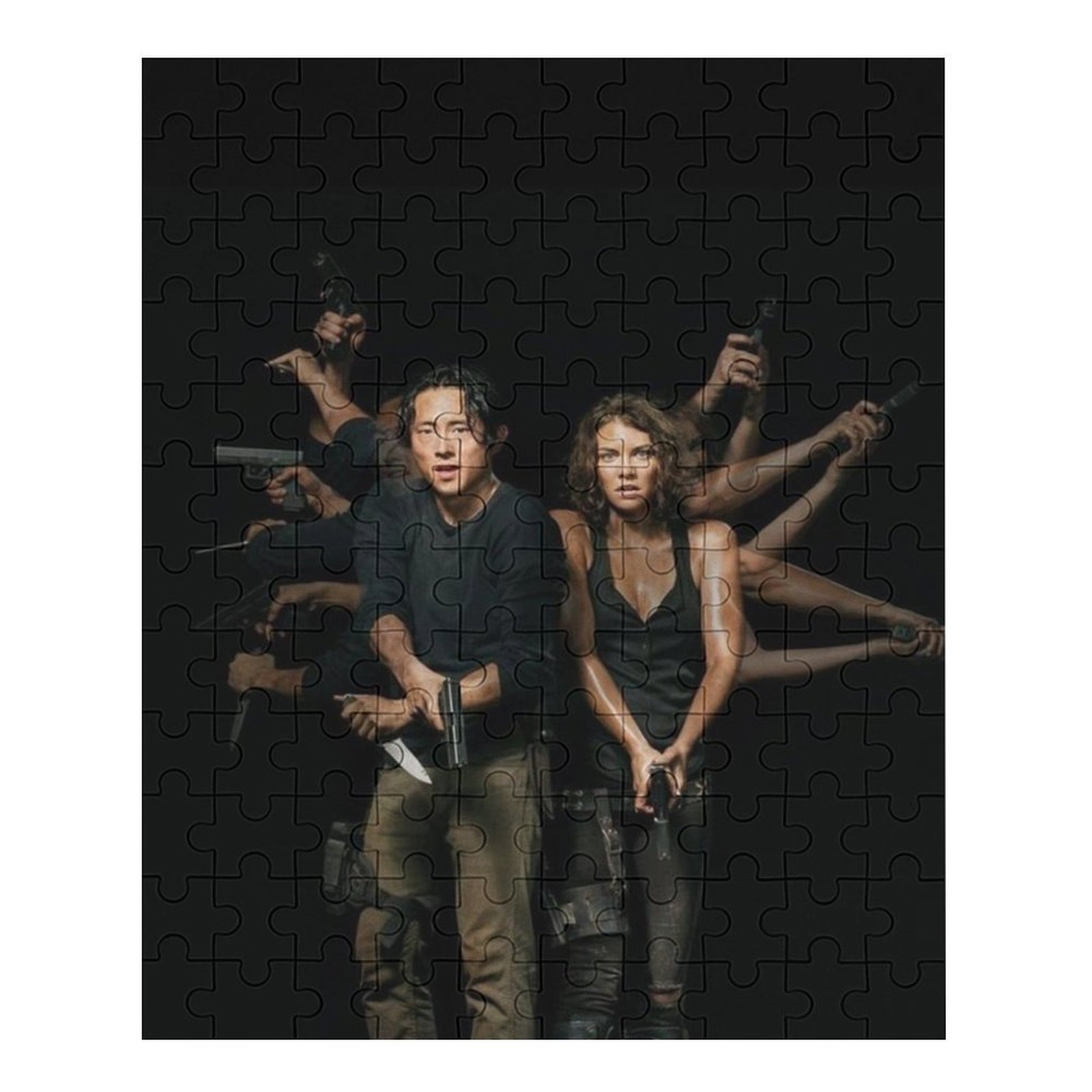 Walking Dead Picture Puzzle 70 PCS Wooden Puzzle Artwork Jigsaw Puzzles ...