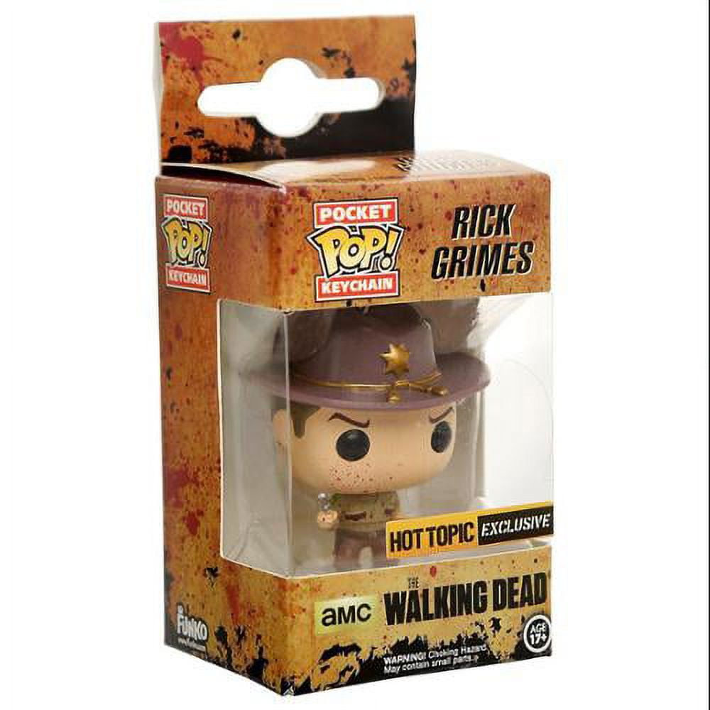 Funko Porte cl Walking Dead Rick Grimes Blood Splattered 4cm ...