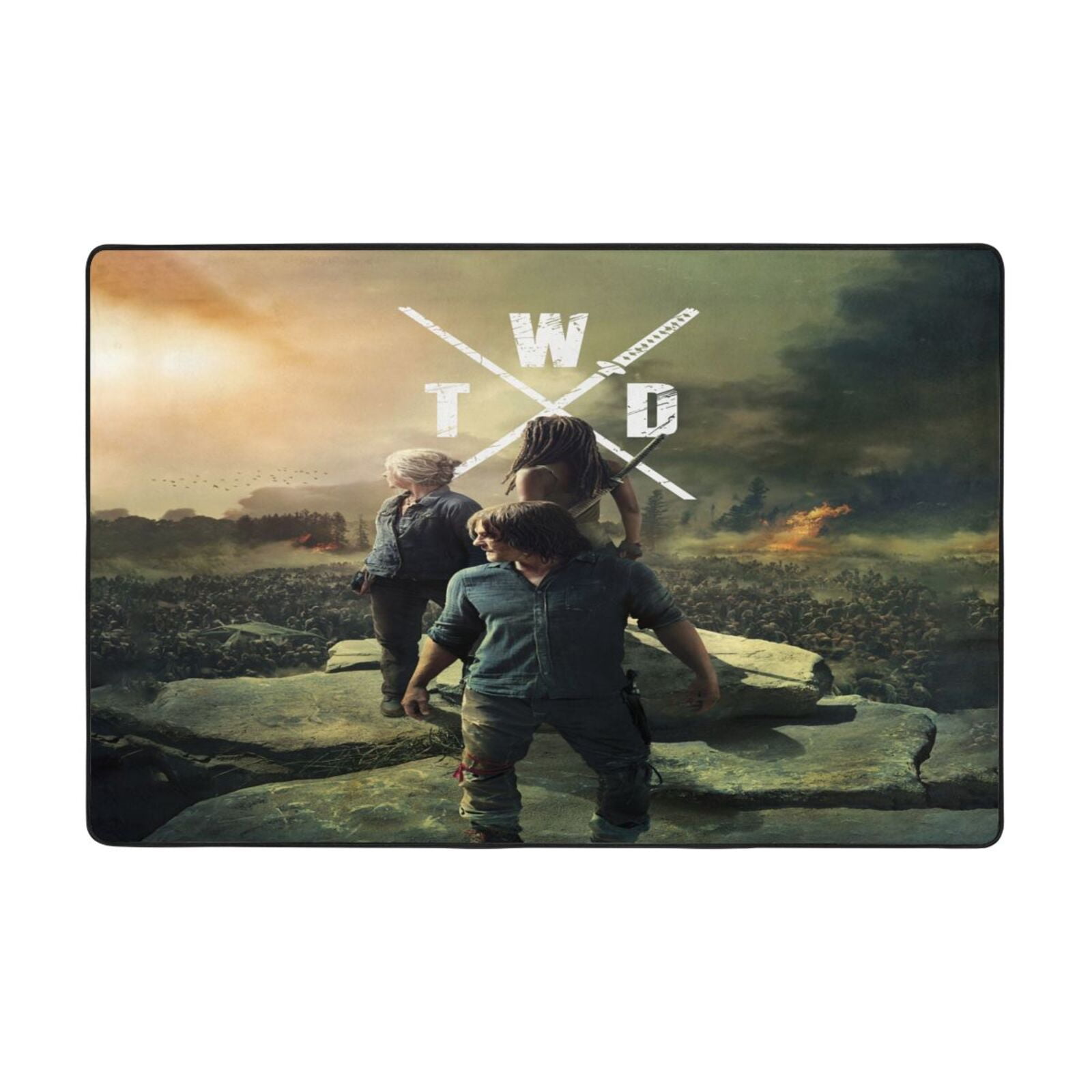 Walking Dead Rug Cartoon Character Carpet For Bedroom Livingroom ...