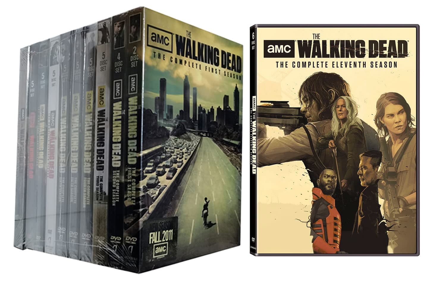 Walking Dead The Complete Collection 1-11 (DVD) - Walmart.com