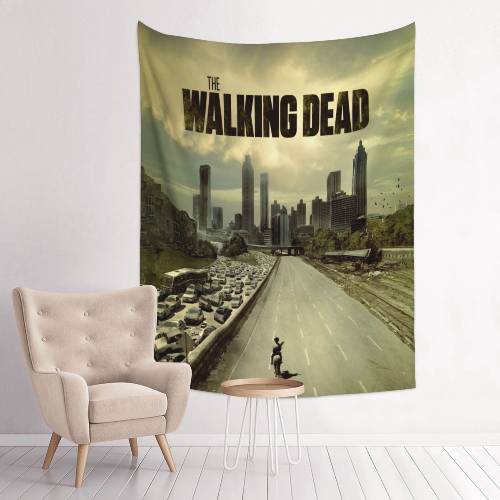 Walking Dead Wall Tapestry Anime Poster For Bedroom Aesthetics Funny ...