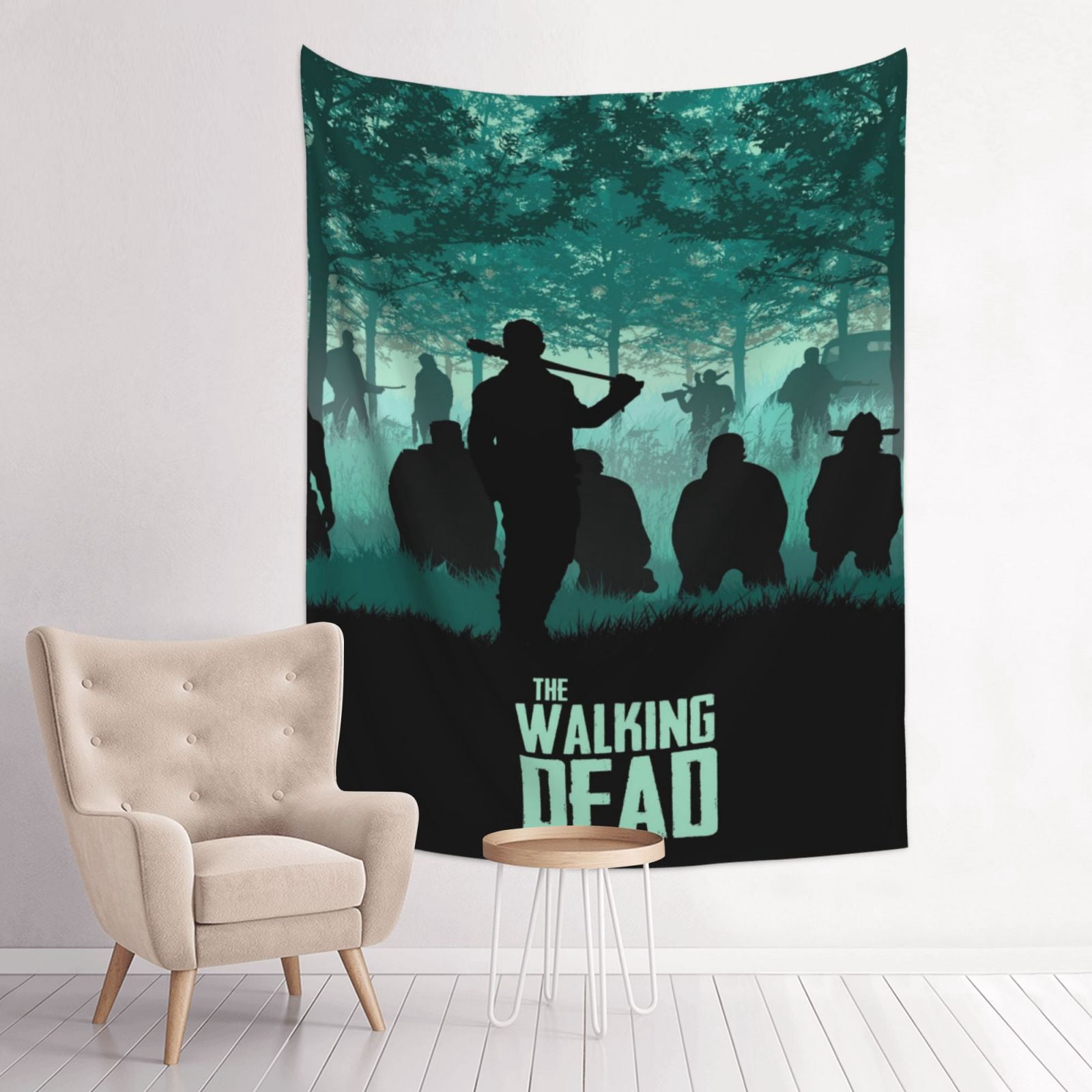 Walking Dead Wall Tapestry Anime Poster For Bedroom Aesthetics Funny ...