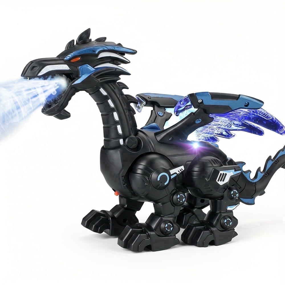 Generic Walking Dinosaur Robot Toy, Black, Educational Interactive STEM ...