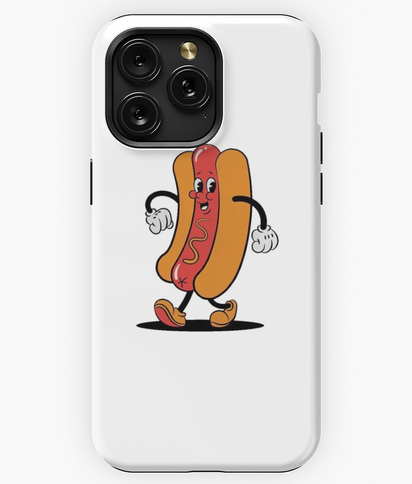Walking Glizzy Funny Hot Dog Meme G4938 Phone Case for iPhone17 16 15 ...