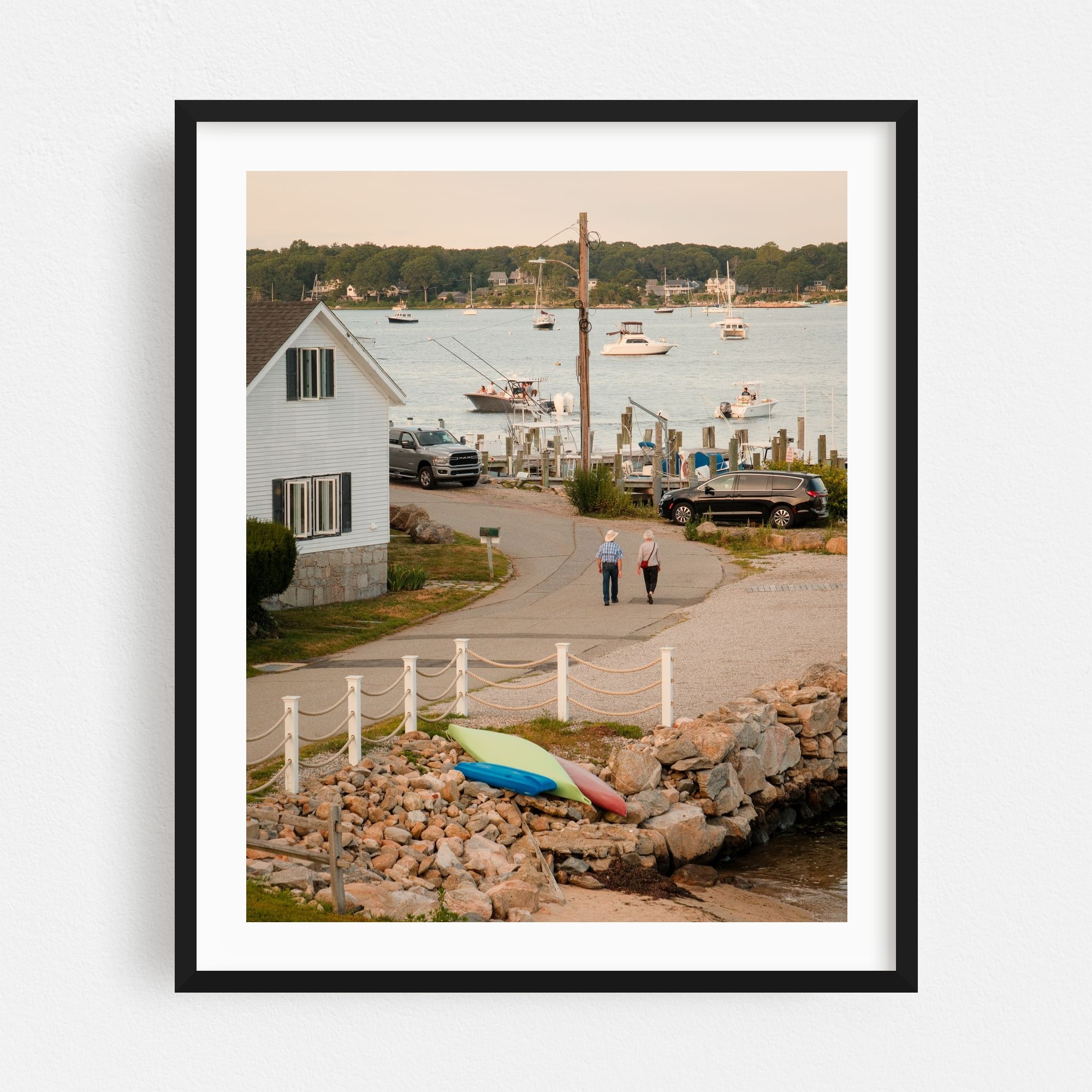 Walking to the Harbor, Noank - Groton Connecticut Photography Coastal ...