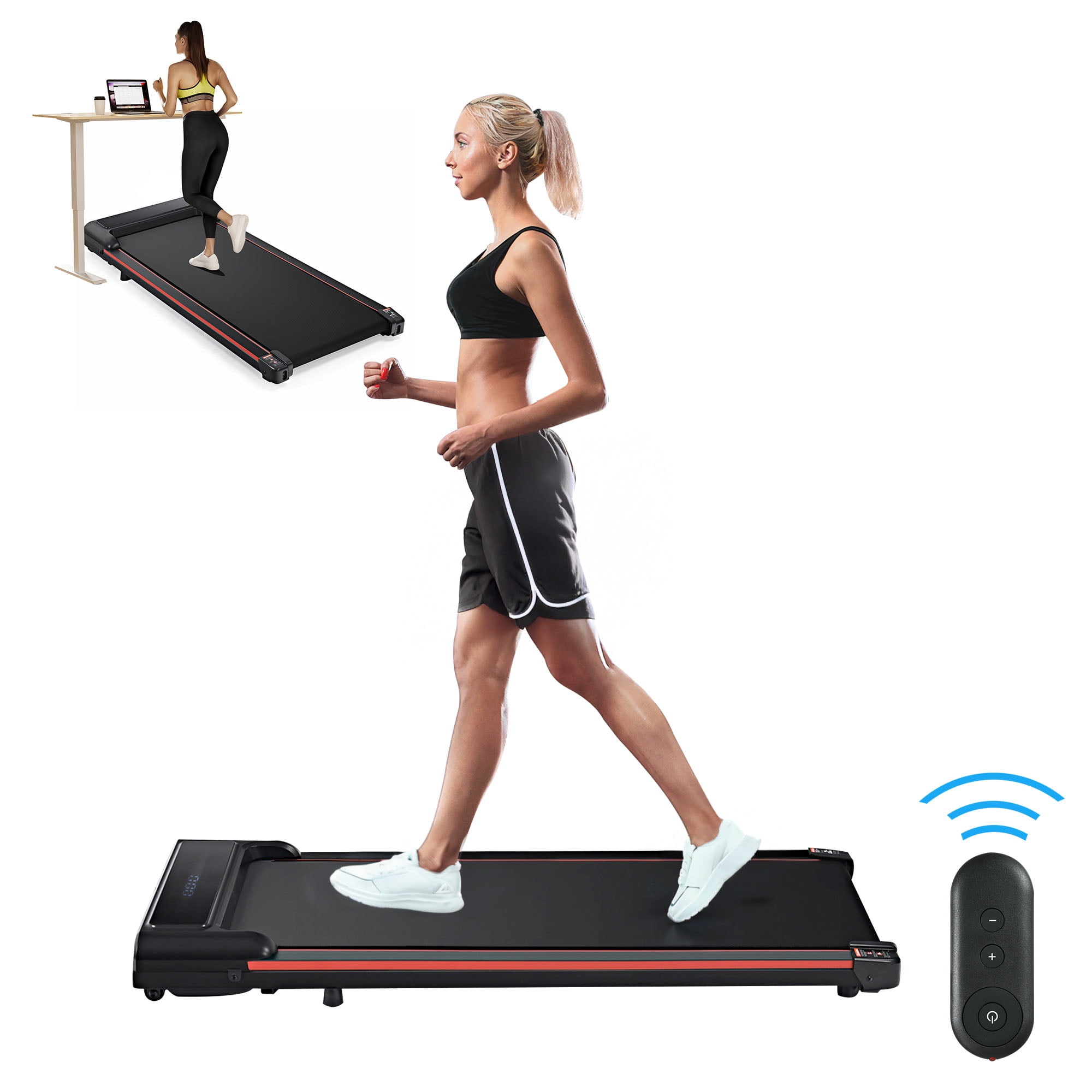 Walking Pad 300 Lb Capacity,Desk Treadmill for Home Office,Protable ...