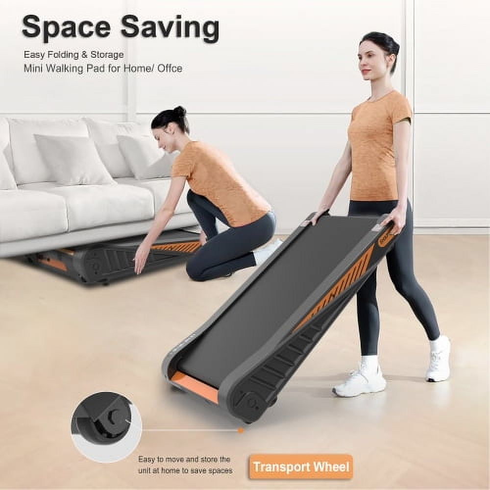 Walking Pad with 8%Incline, Under Desk Treadmill for Home Office,2.0HP ...