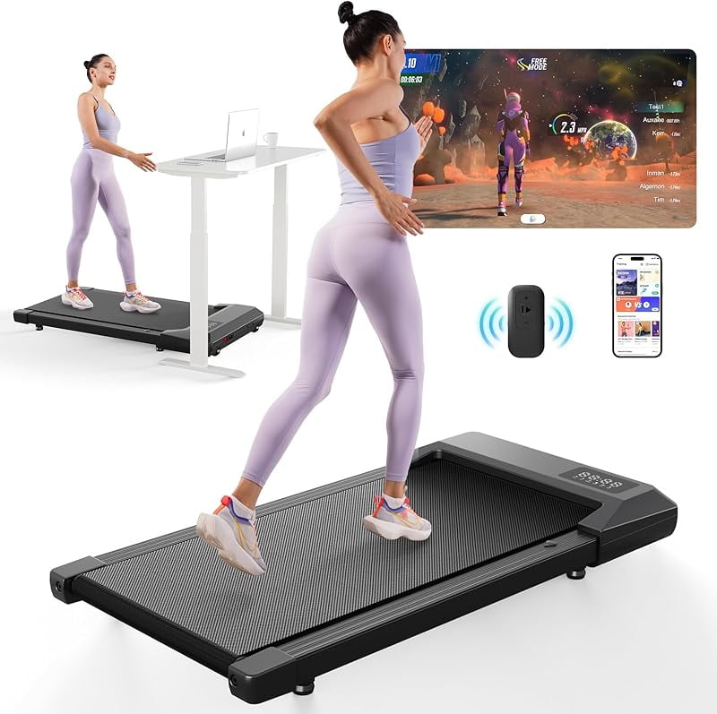 Walking Pad with Incline, Under Desk Treadmill, 3 in 1 Portable ...