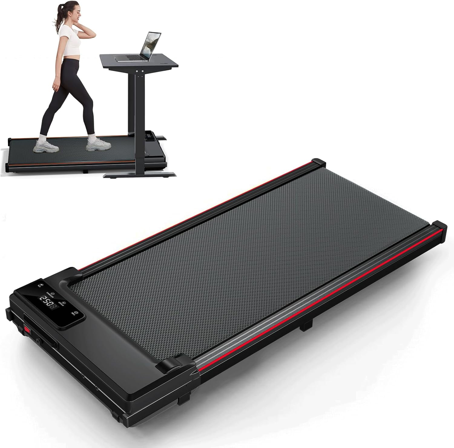 Walking Pad with Incline, Under Desk Treadmill, Portable Treadmills for ...