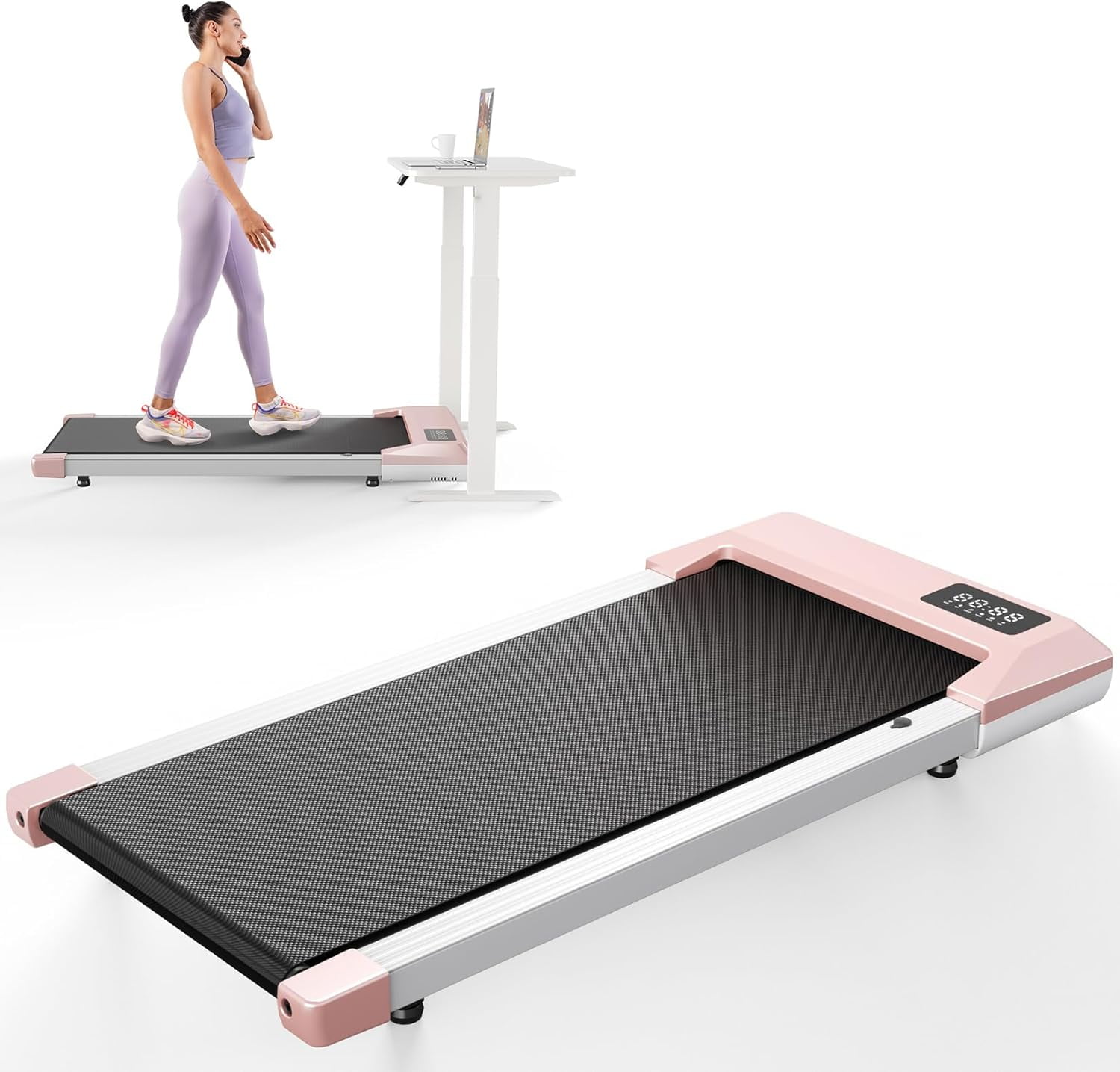 Walking Pad,Mini Walking Pad Treadmill, Under Desk Treadmill,Treadmills for Home & Office,Small ...