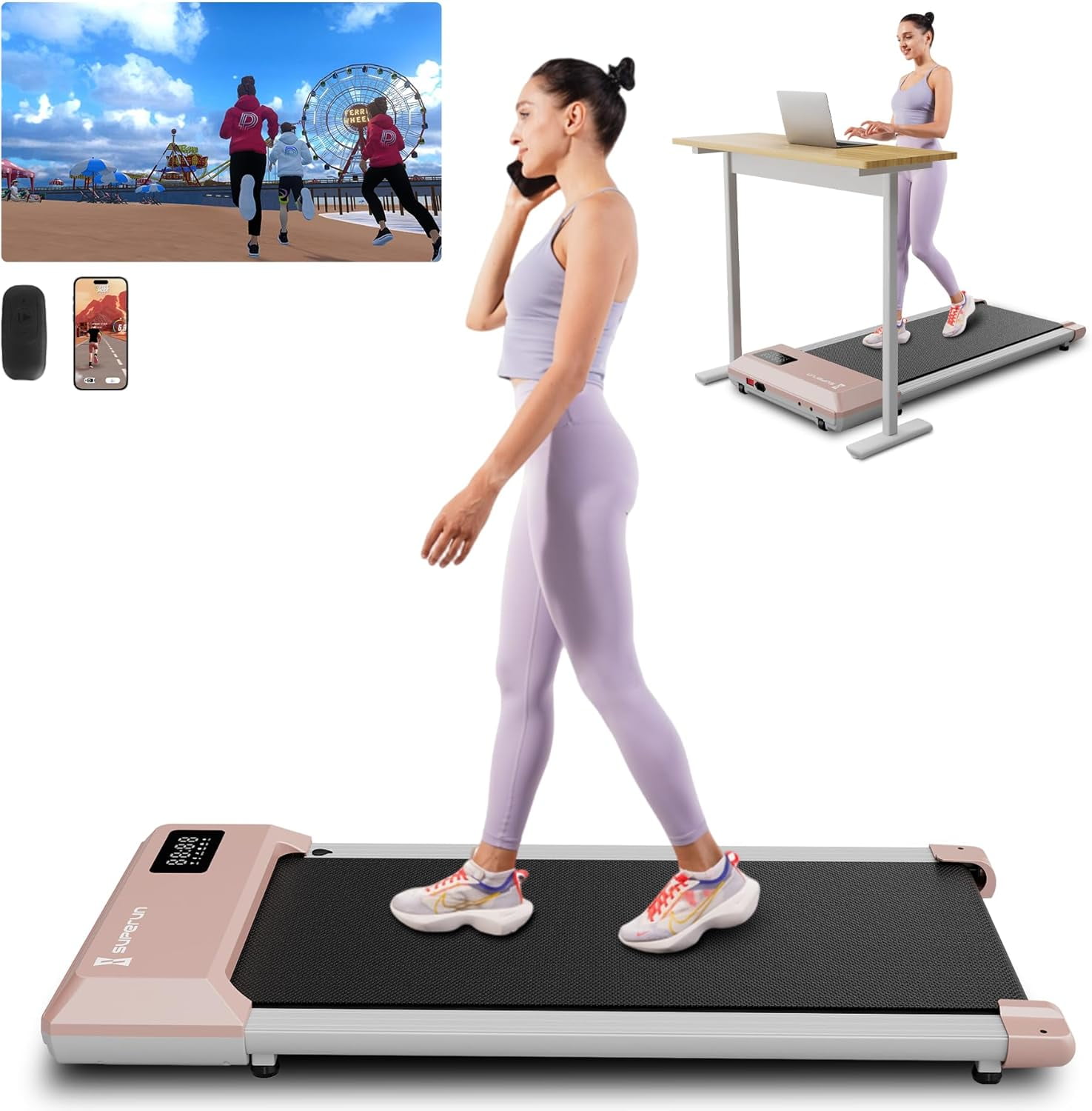 Walking Pad, Mini Walking Pad Treadmill, Treadmills for Home & Office ...