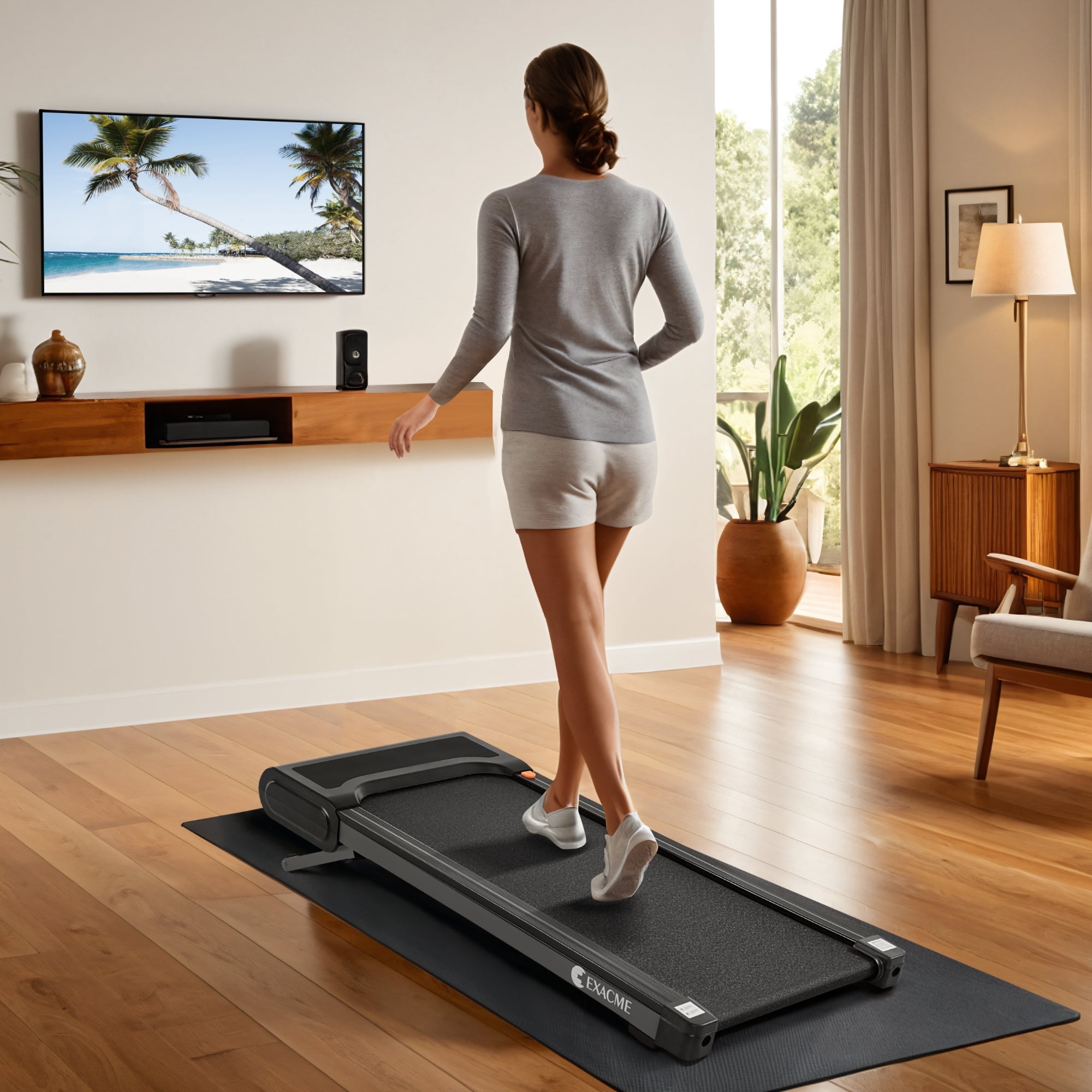 Walking Pad Treadmill with 12% Auto Incline, 4 in 1 Under Desk ...