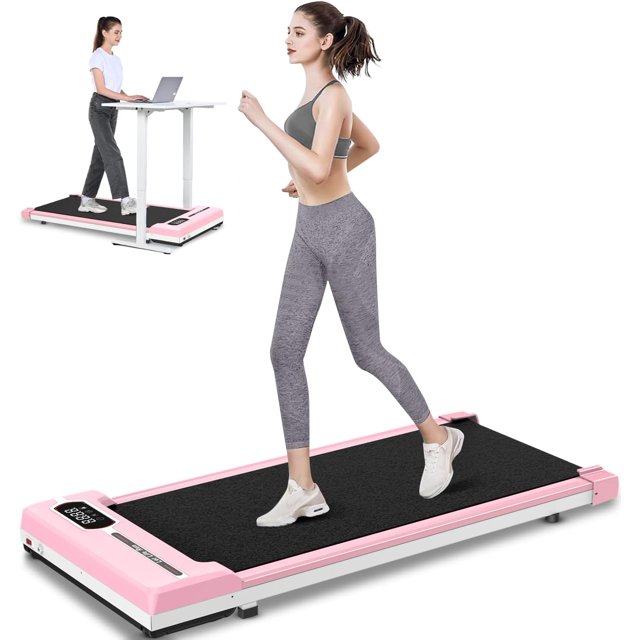 Walking Pad Treadmill 2 in 1, Under Desk Treadmill Portable for Office ...