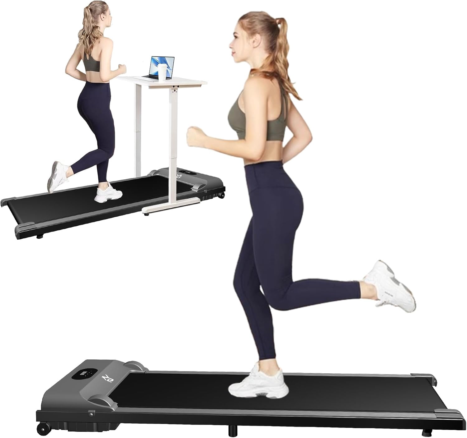 Walking Pad Treadmill, 3 in 1 for Walking and Jogging, Low Noise, Under ...