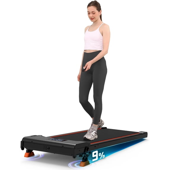Walking Pad Treadmill with 4 Level 9% Incline, Extra-Large Belt ...
