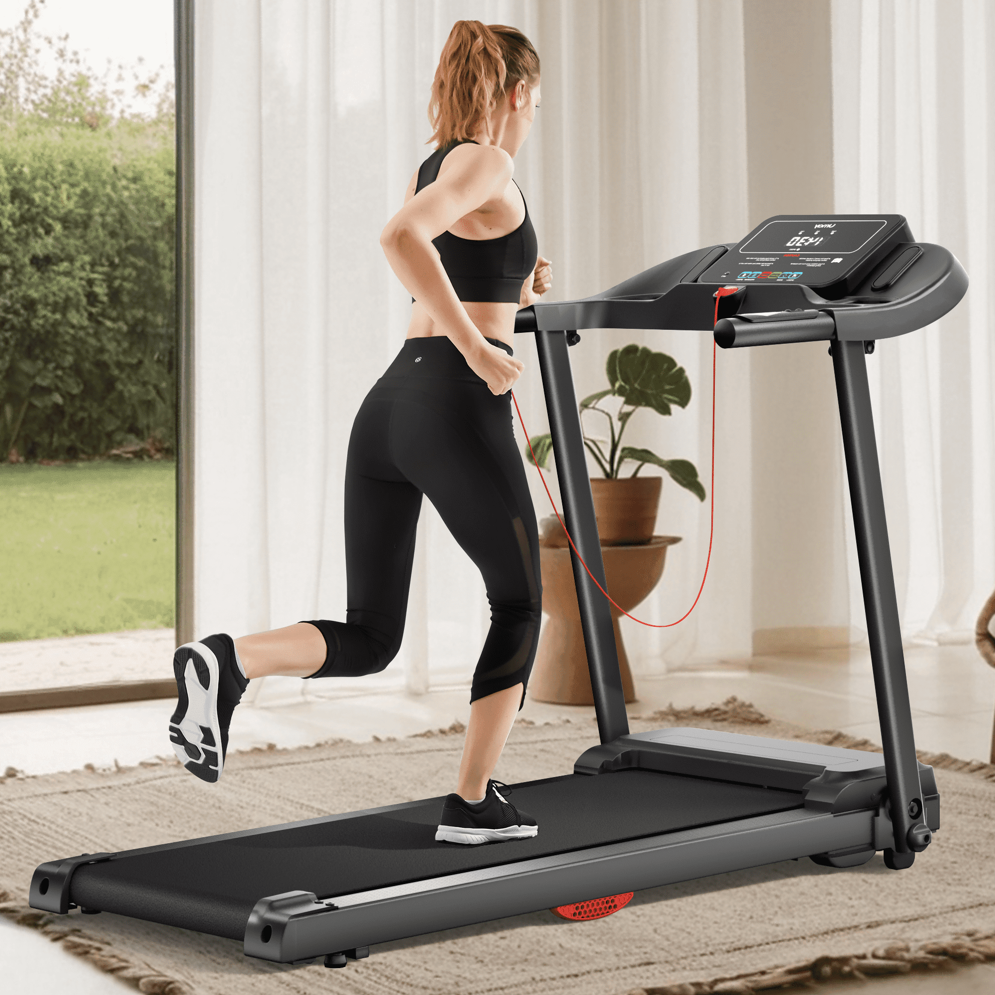 ROBORE Portable Foldable Treadmill for Home Office, Walking Jogging ...