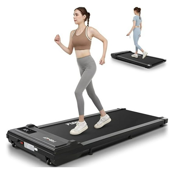Walking Pad Treadmill with Incline, 2.5HP Under Desk Treadmill Small ...
