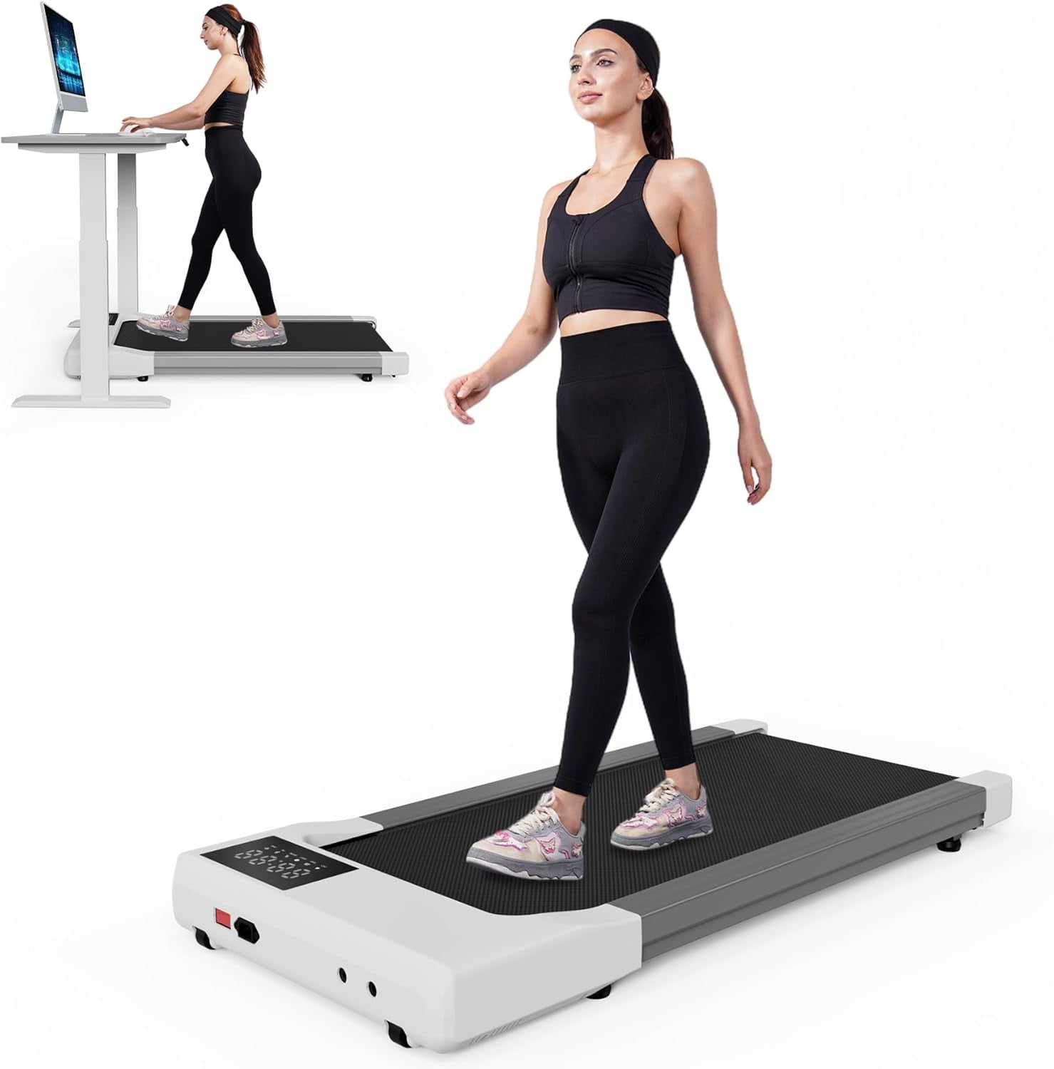 Walking Pad Treadmill, Smart Walking Pads, 2.5HP Under Desk Treadmill ...