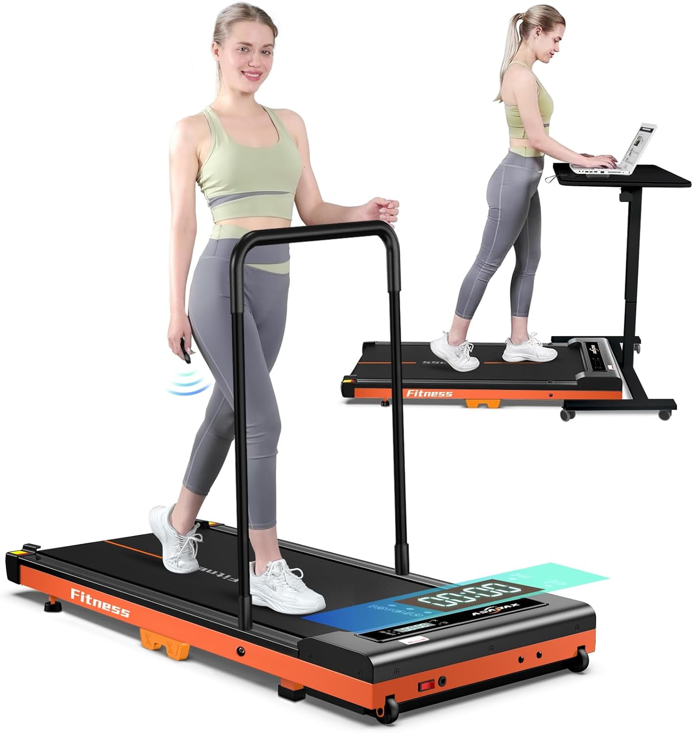 Walking Pad Treadmill, Under Desk Treadmill for Home and Office ...