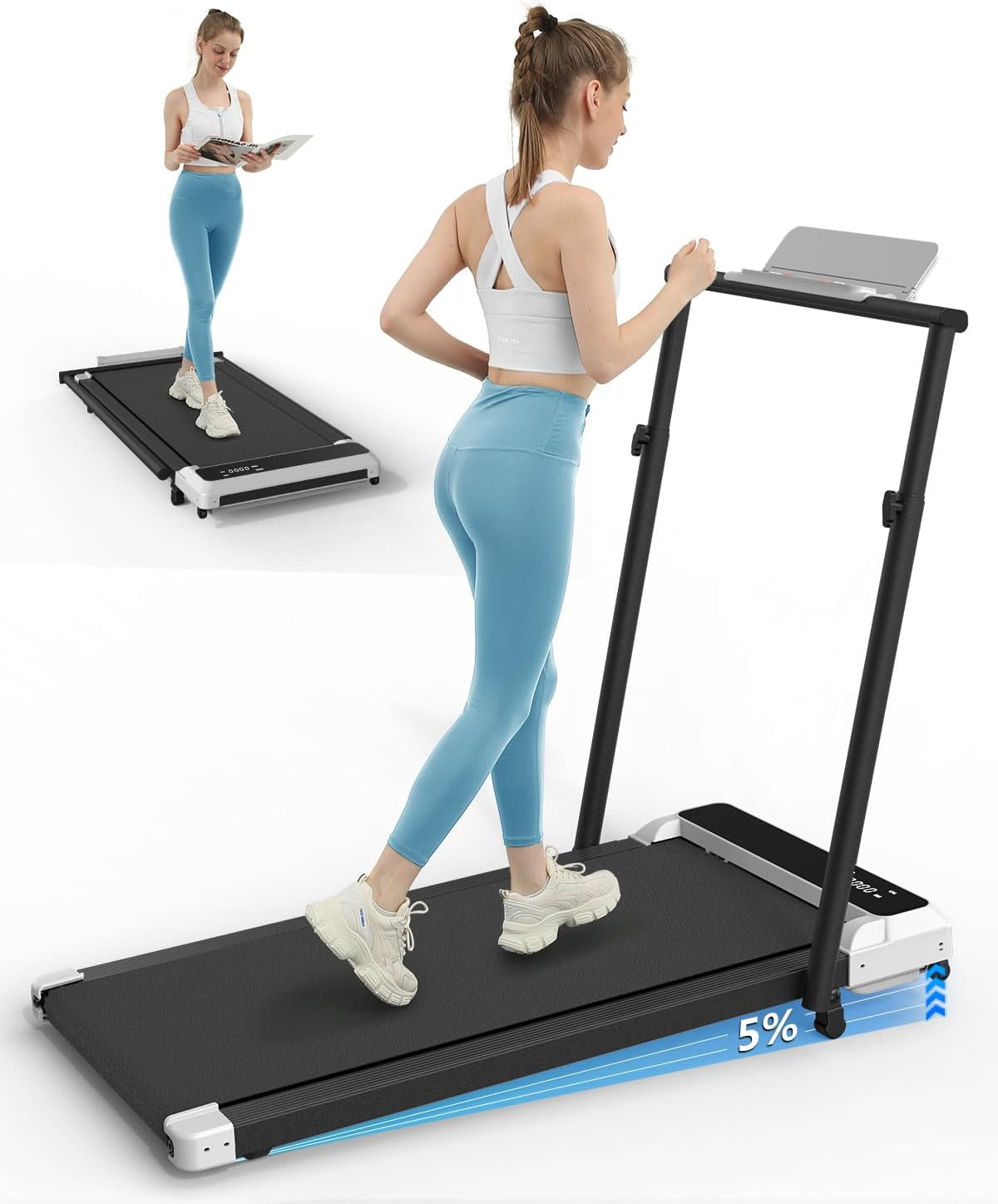 Walking Pad Treadmill Under Desk,Walking Pad for Office Home,Portable ...