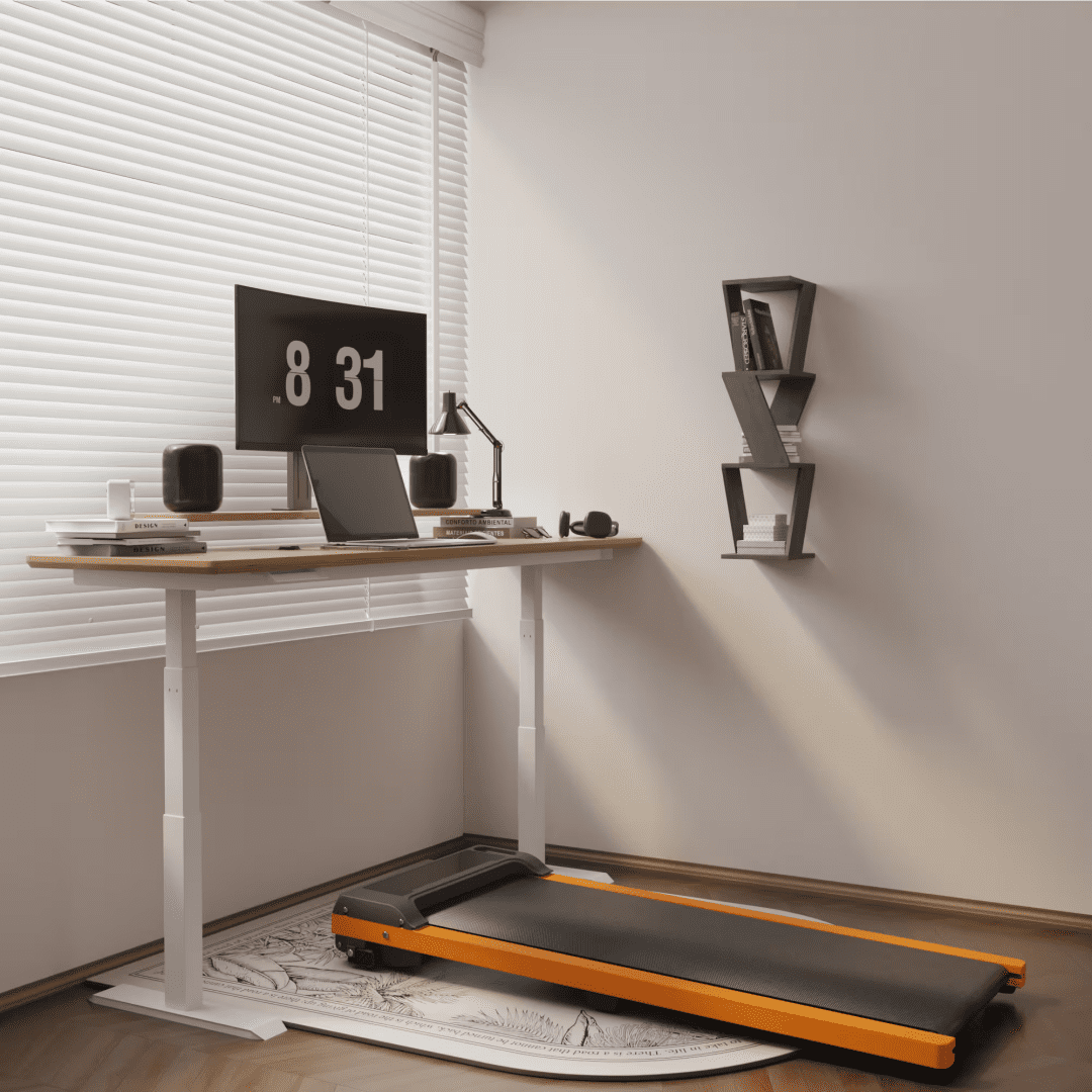 Walking Pad Treadmill with 6% Incline, 1HP Portable Under Desk ...