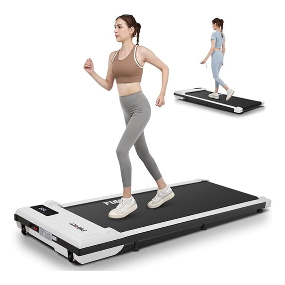 Walking Pad Treadmill with Incline, 2.5HP Under Desk Treadmill, Home ...