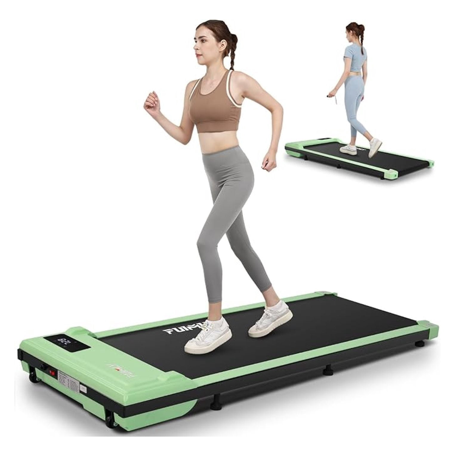 Walking Pad Treadmill with Incline, 2.5HP Under Desk Treadmill, Home ...