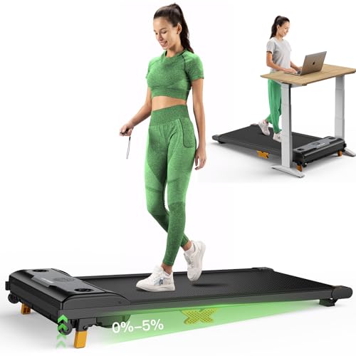 Walking Pad, Under Desk Treadmill with Incline, 3 in 1 Portable Walking ...