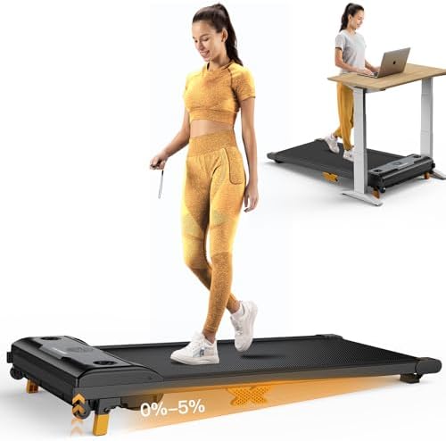 Walking Pad, Under Desk Treadmill with Incline, 3 in 1 Portable Walking ...