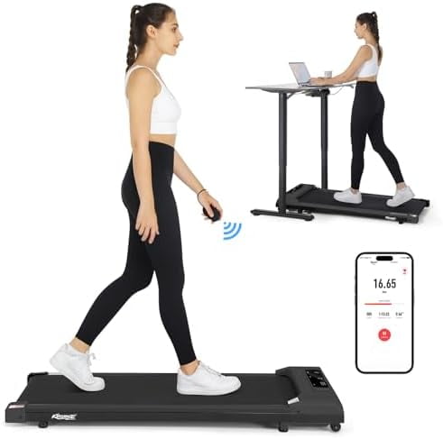Walking Pad,Under Desk Treadmill,Slim Treadmills for Home,Remote ...