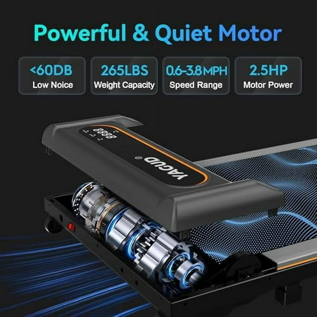 Walking Pad, Walking Pad Treadmill for Home Office, Portable Under Desk ...