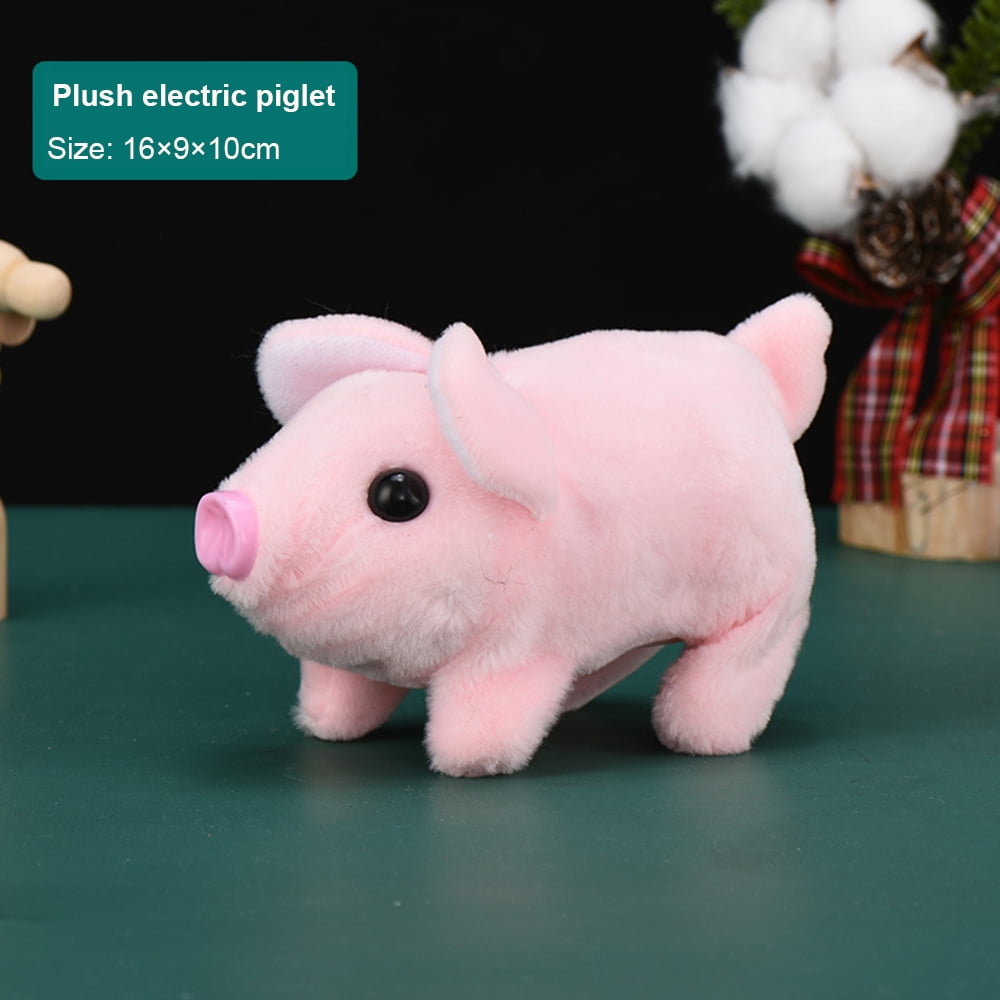 Walking Piggy Electronic Pet Plush Toy for Baby Interactive Crawling ...