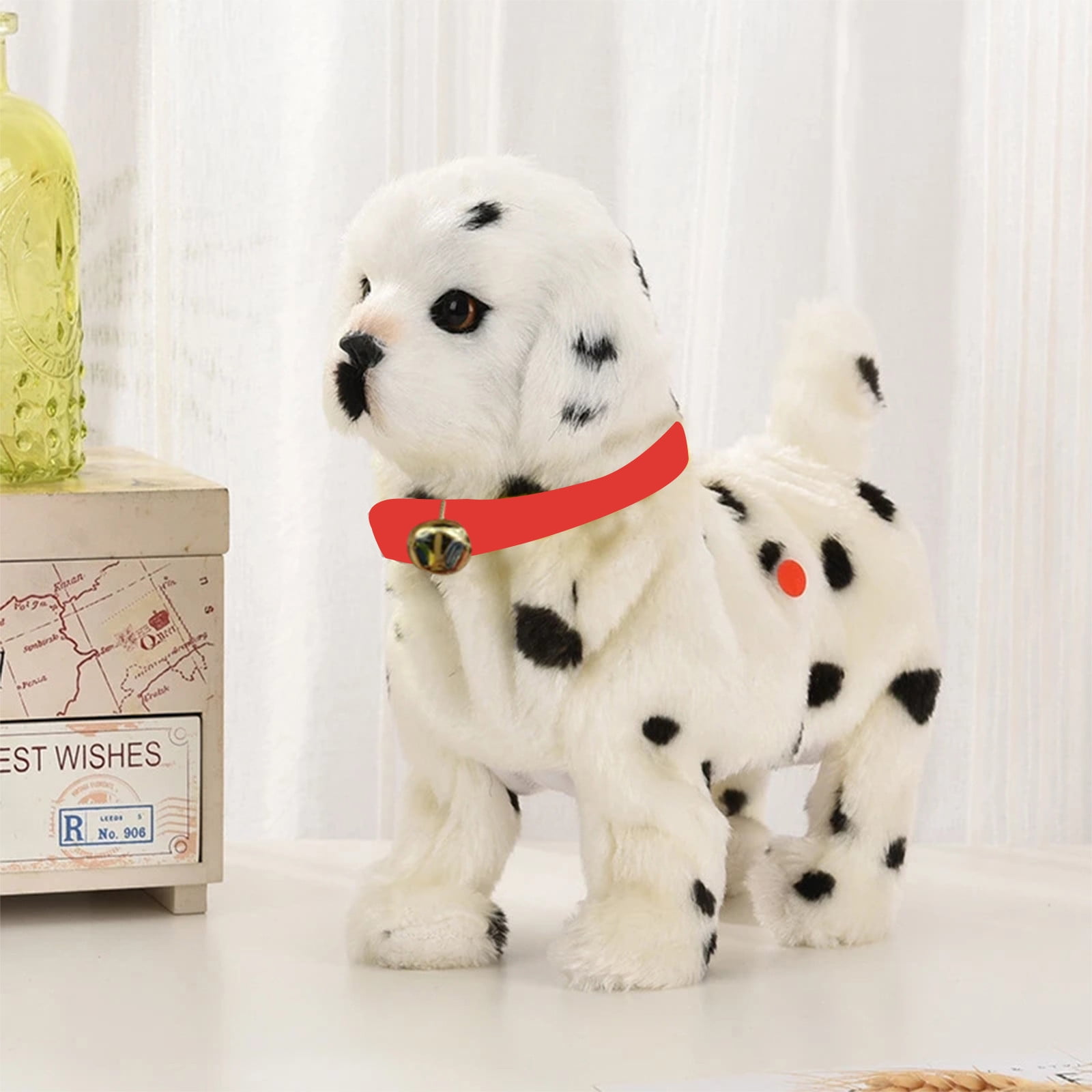 Walking Plush Puppy Toy Dog, Realistic Wagging Tail Robot Dog, Grooming ...