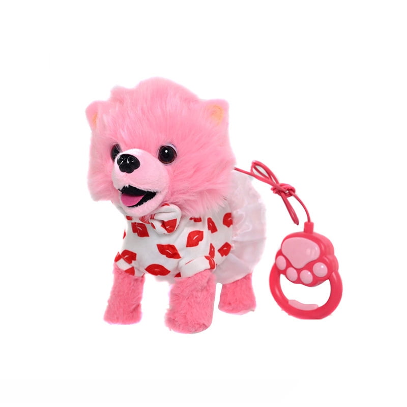 Walking Pomeranian Interactive Electronic Pet Dog Toy Remote Control ...