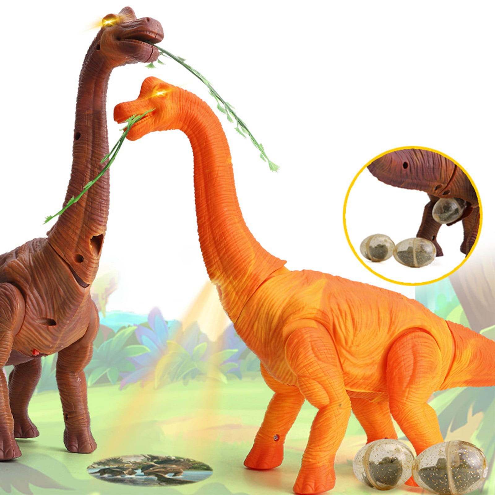 Walking Roaring Dinosaur Toy for Kids - Realistic Moving & Sound ...