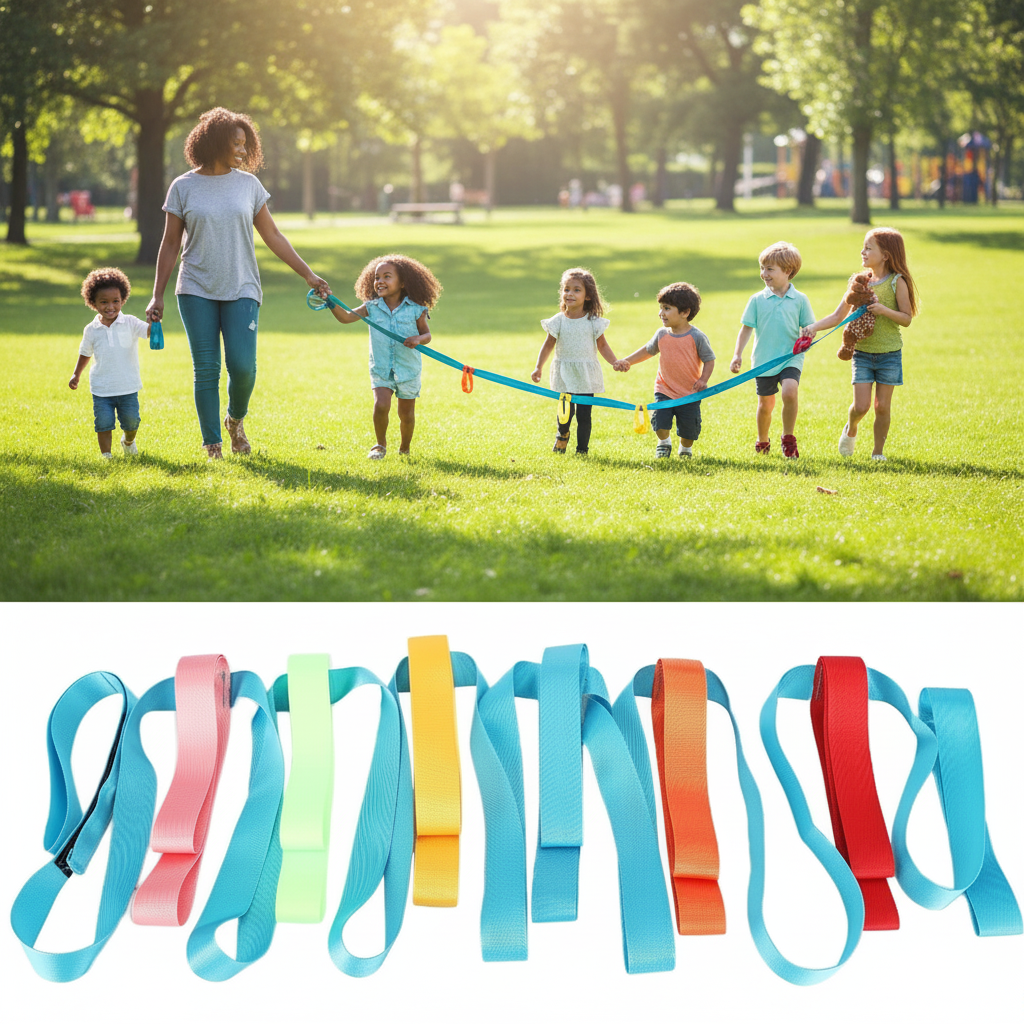 Walking Rope for Preschool and Daycare Safety Tether for Kids Multi ...