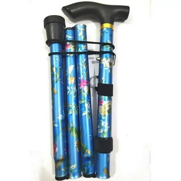 PCP Adjustable Cane, Designer Print, Offset Handle, Wrist Strap ...