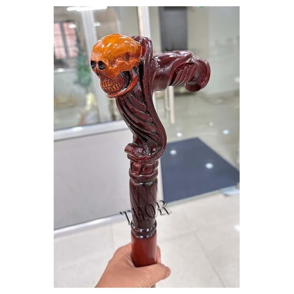 Walking Stick Human Ceremony Unisex Orthopedic Walking Cane Antique ...