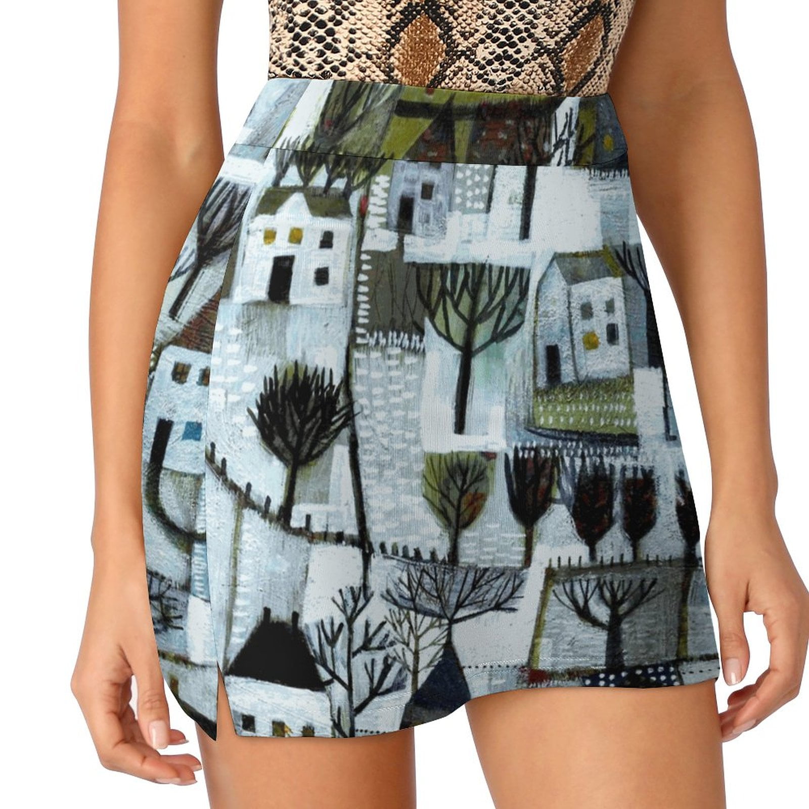Walking To You. A Winter Scene. Korean Fashion Skirt Summer Skirts For ...