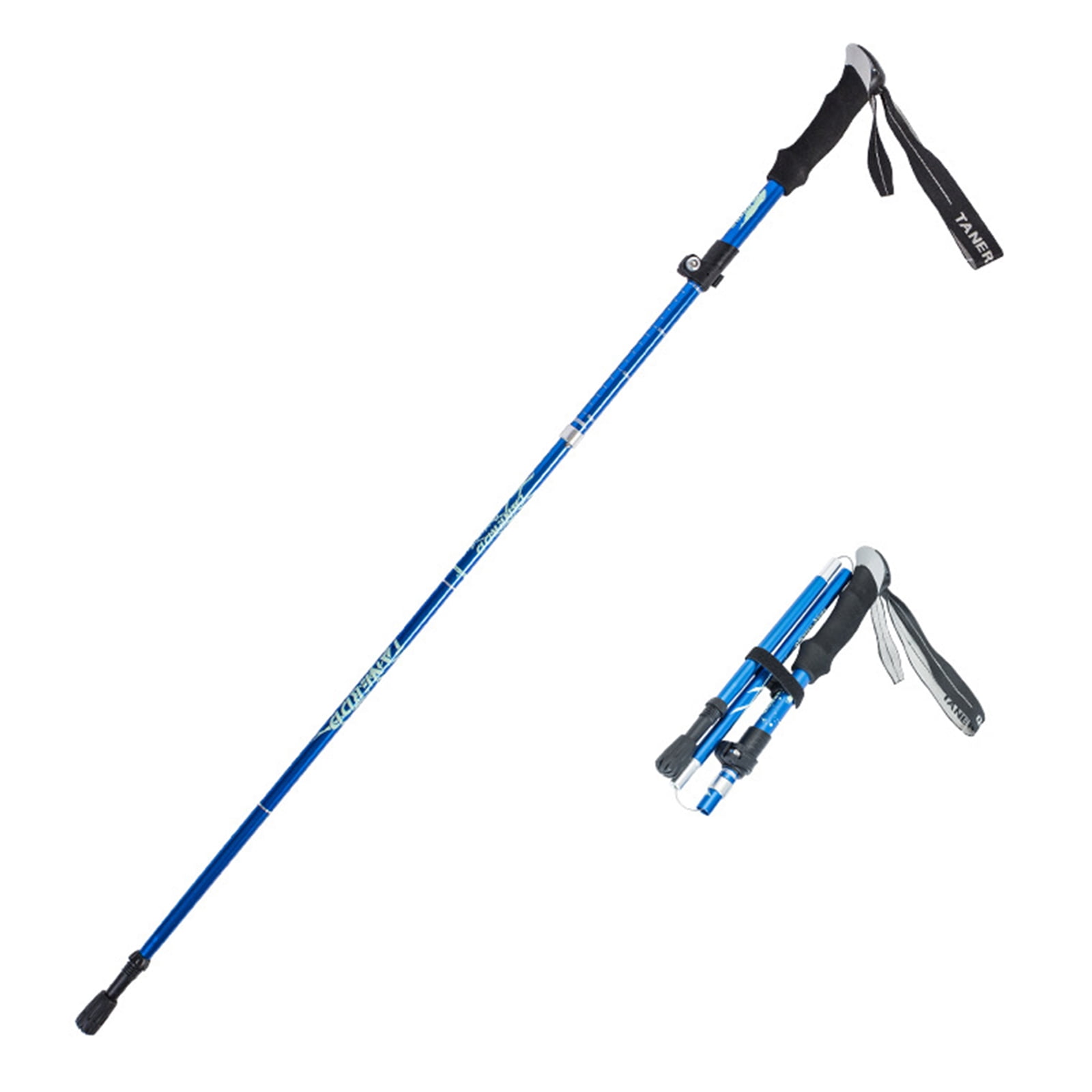 Walking Trekking Pole, Anti Shock Telescopic, Collapsible Walking Stick ...
