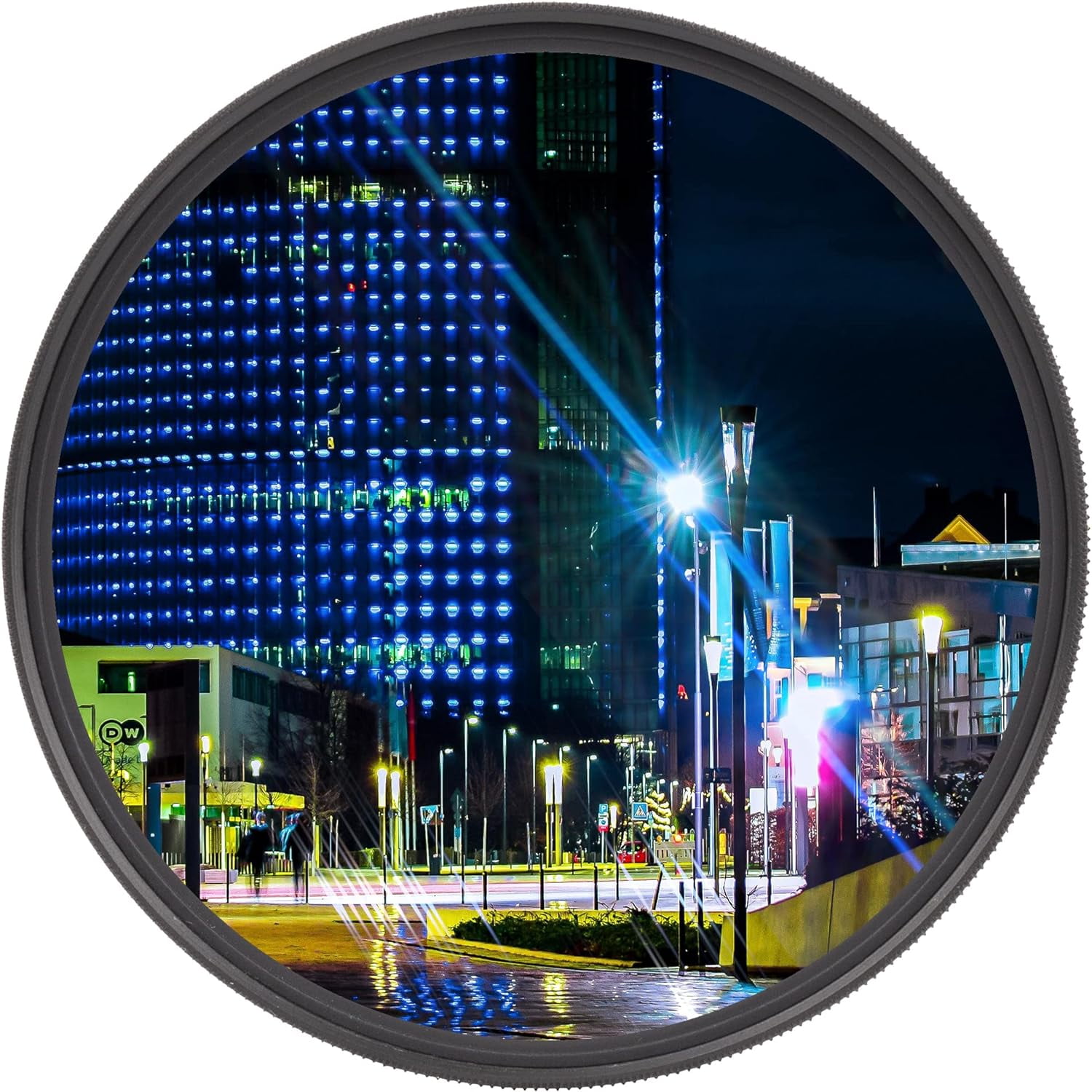 Walking Way 95MM Variable Blue Streak Filter Rotating Circular ...