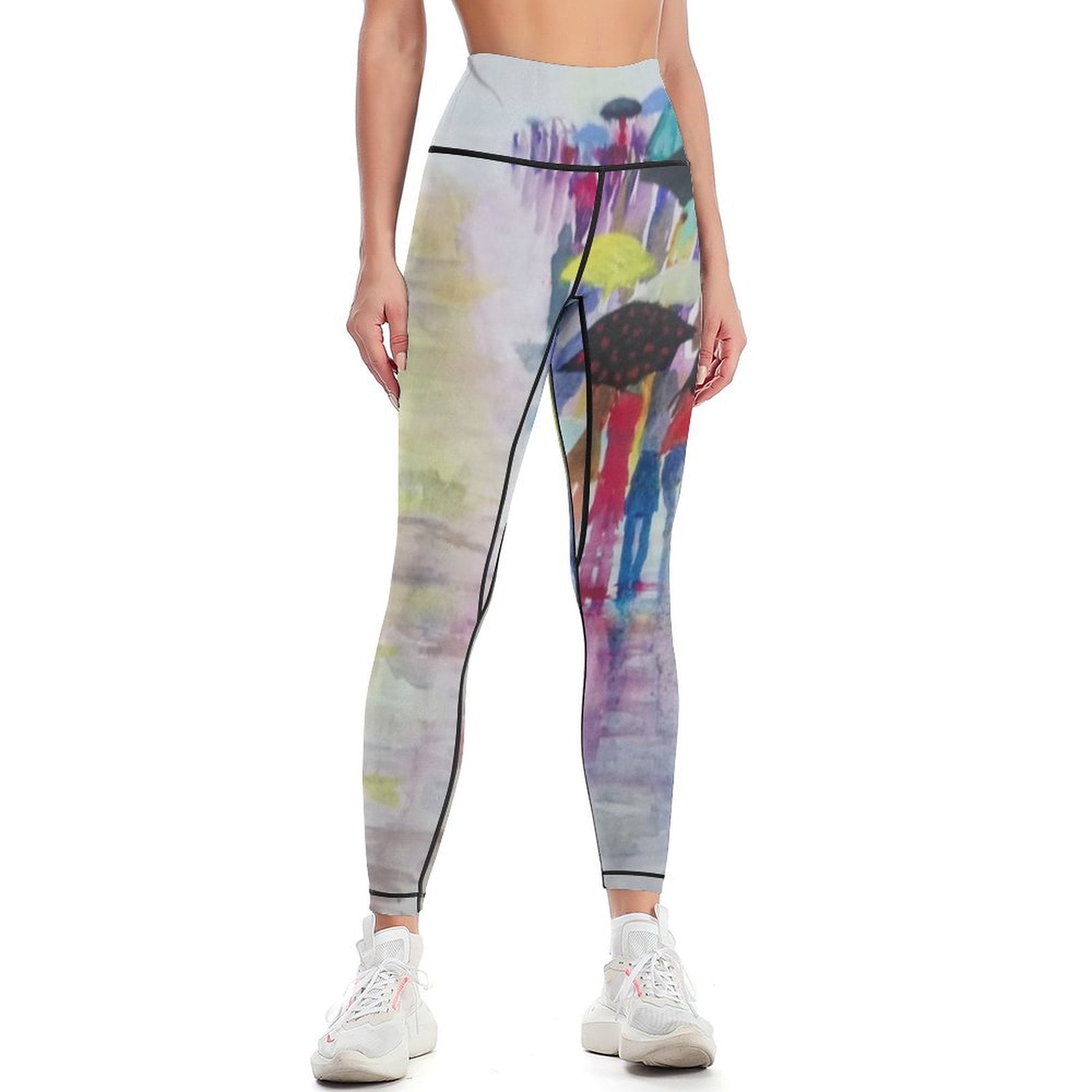 Walking in the rain Leggings Women's gym sports for Fitness woman ...