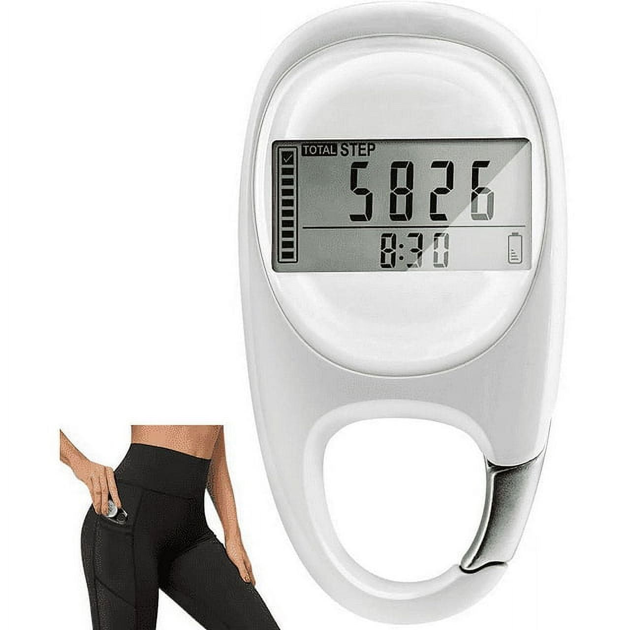 Walking pedometer,3D Walking Step Counter with Clip and Digital Display ...