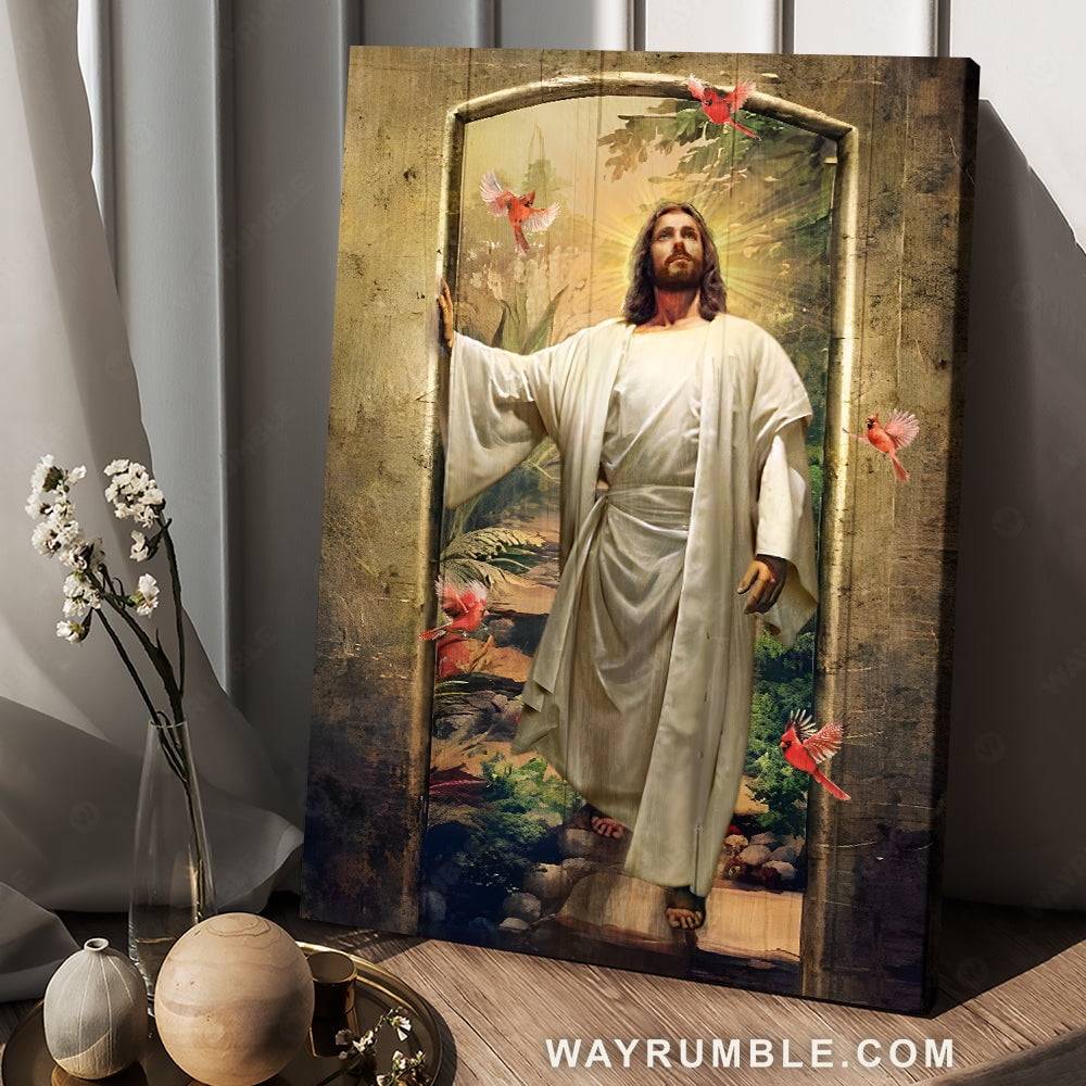 Walking with Jesus, Red cardinal, Infinite halo, The way to heaven ...