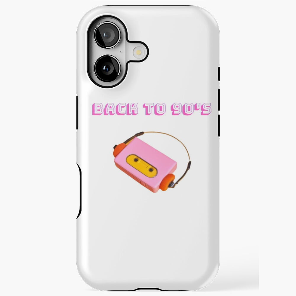 Walkman Cassette Retro Back to the 90s Nostalgia Tough iPhone Case for ...